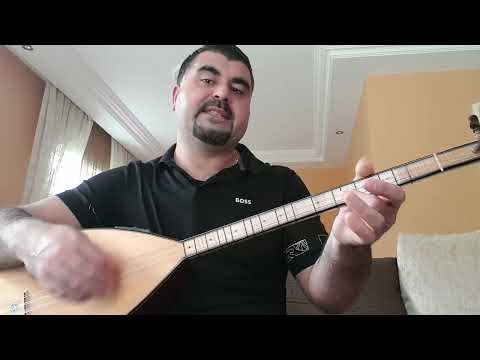 Bırak Gam kederi solfej Bağlama dersi Takma tezeneli  Erdoğan karaman  Ekilir Birgün