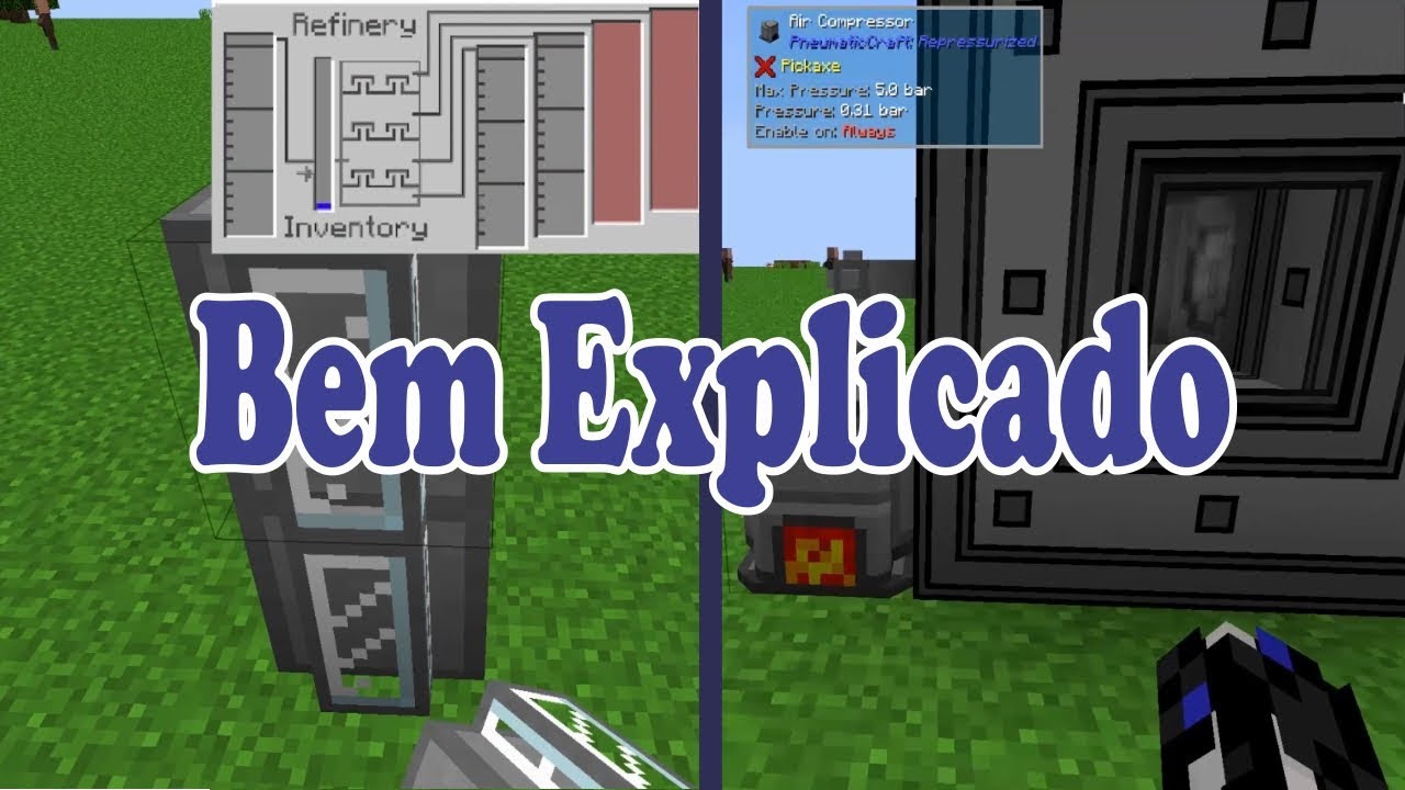 Tutorial PT-BR ️ PneumaticCraft, Como começar - YouTube