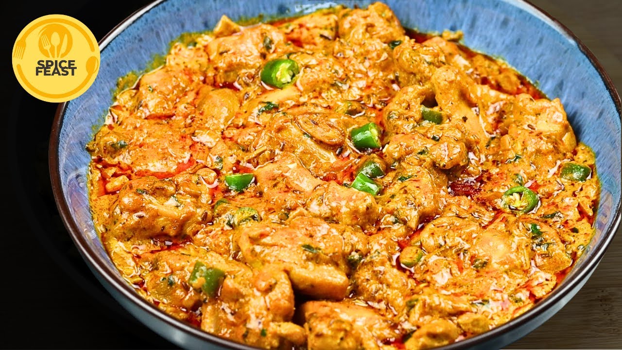 CHICKEN HANDI RECIPE | RESTAURANT STYLE CHICKEN BONELESS HANDI - YouTube