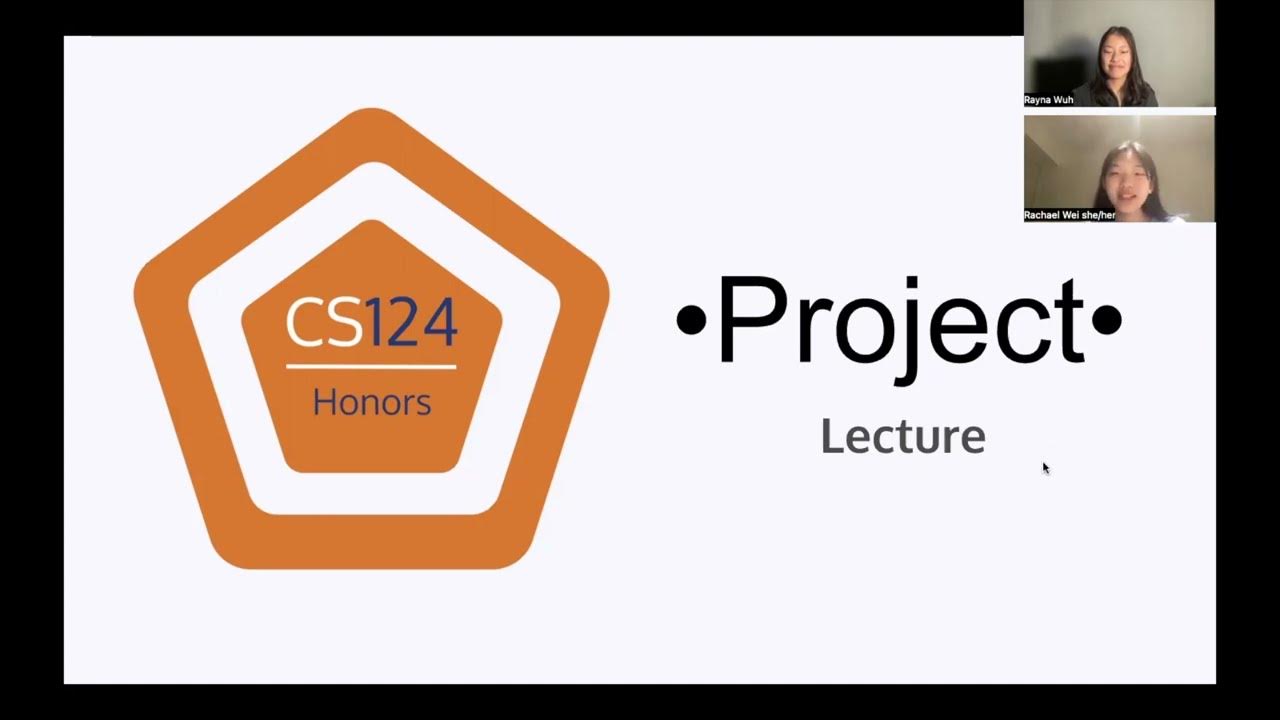Projects- CS 124 Honors Lecture 4 - YouTube
