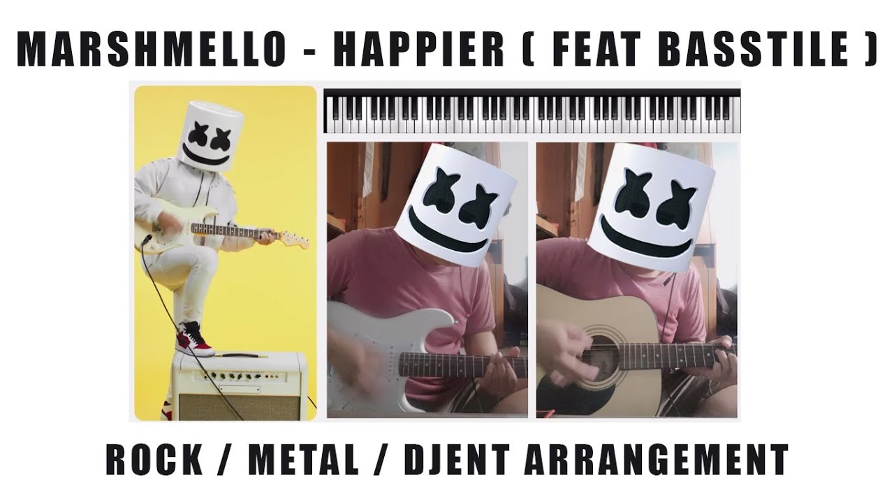 Marshmello ft. Bastille - Happier ( Rock / Metal / DJent Arrangement ...