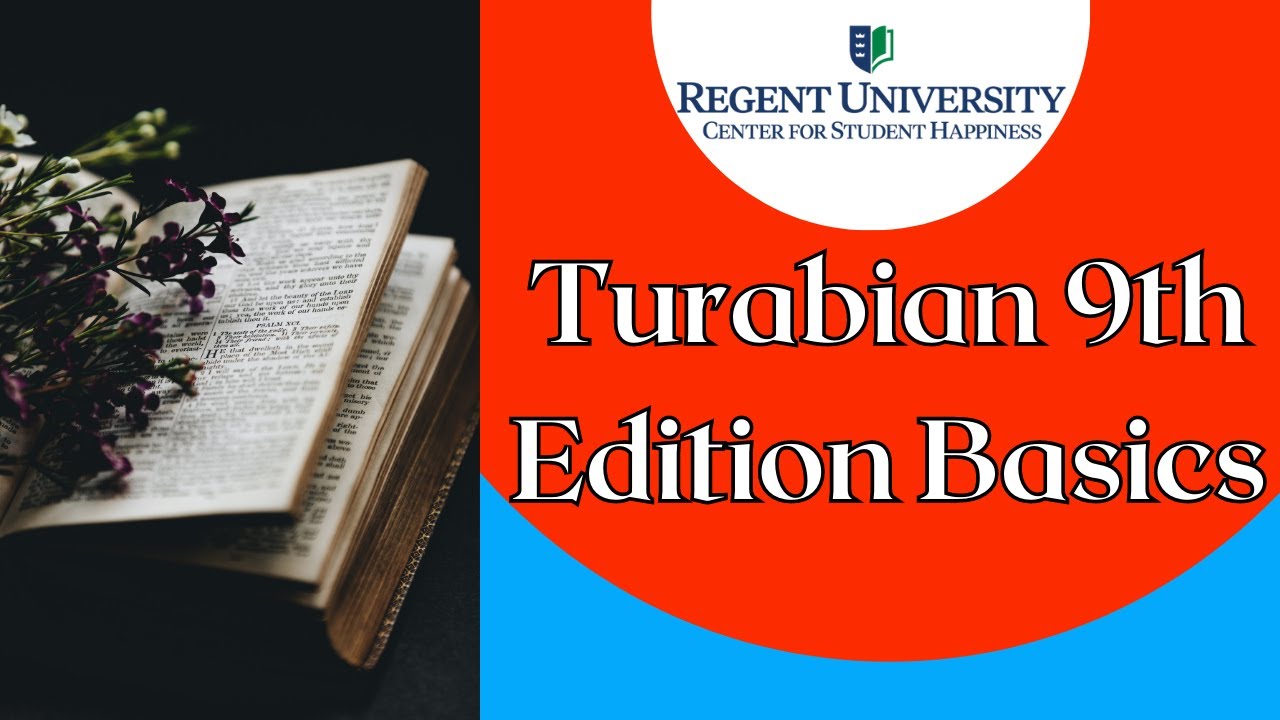 Turabian 9th Ed Basics - YouTube