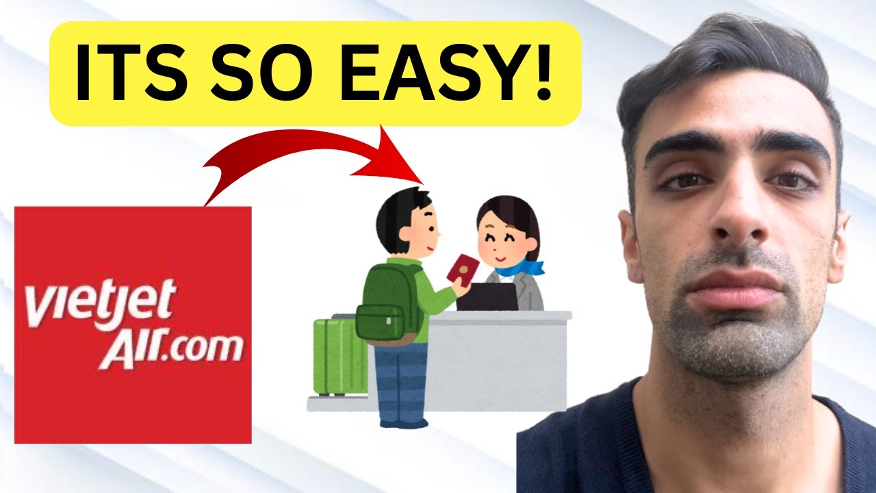 Vietjet How To Check In Online Step By Step - YouTube