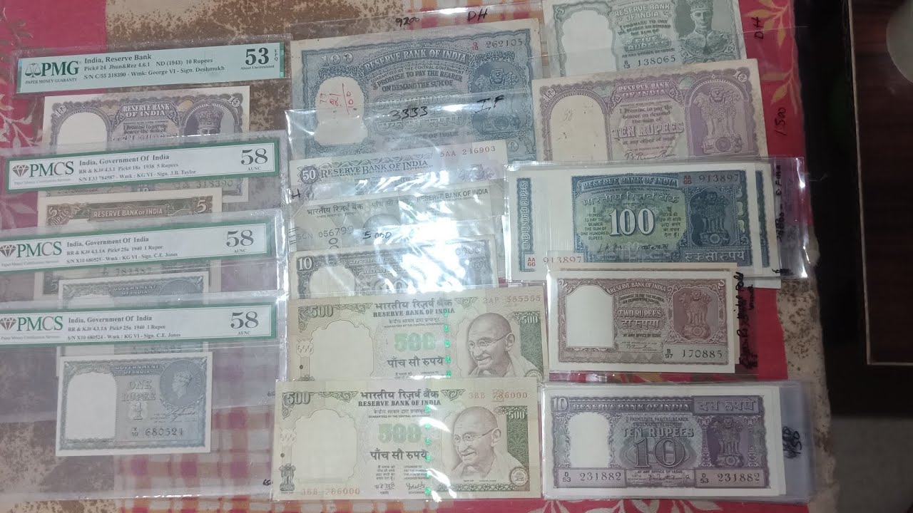Buy Old Indian Notes Value Collection - YouTube