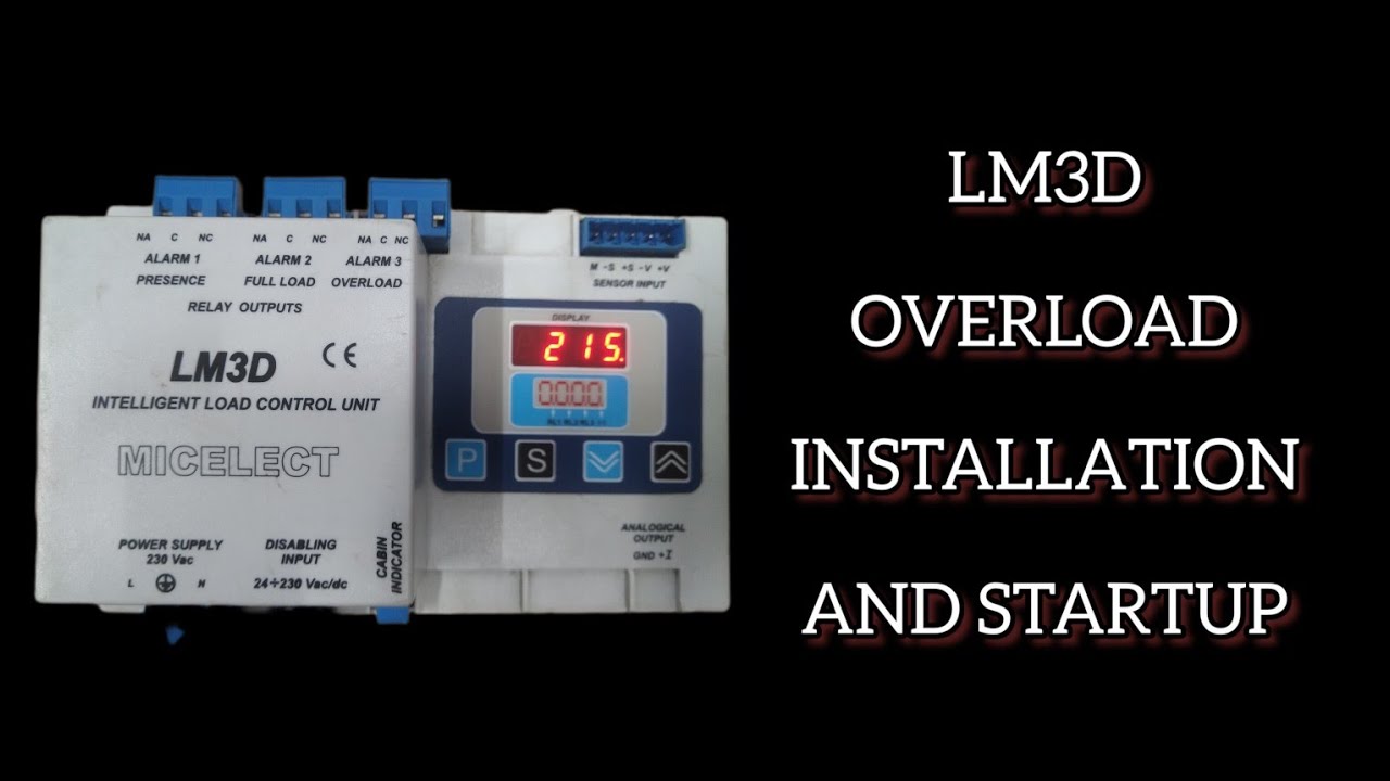 How to do LM3D OVERLOAD connection and startup/how to do LM3D OVERLOAD calibration - YouTube