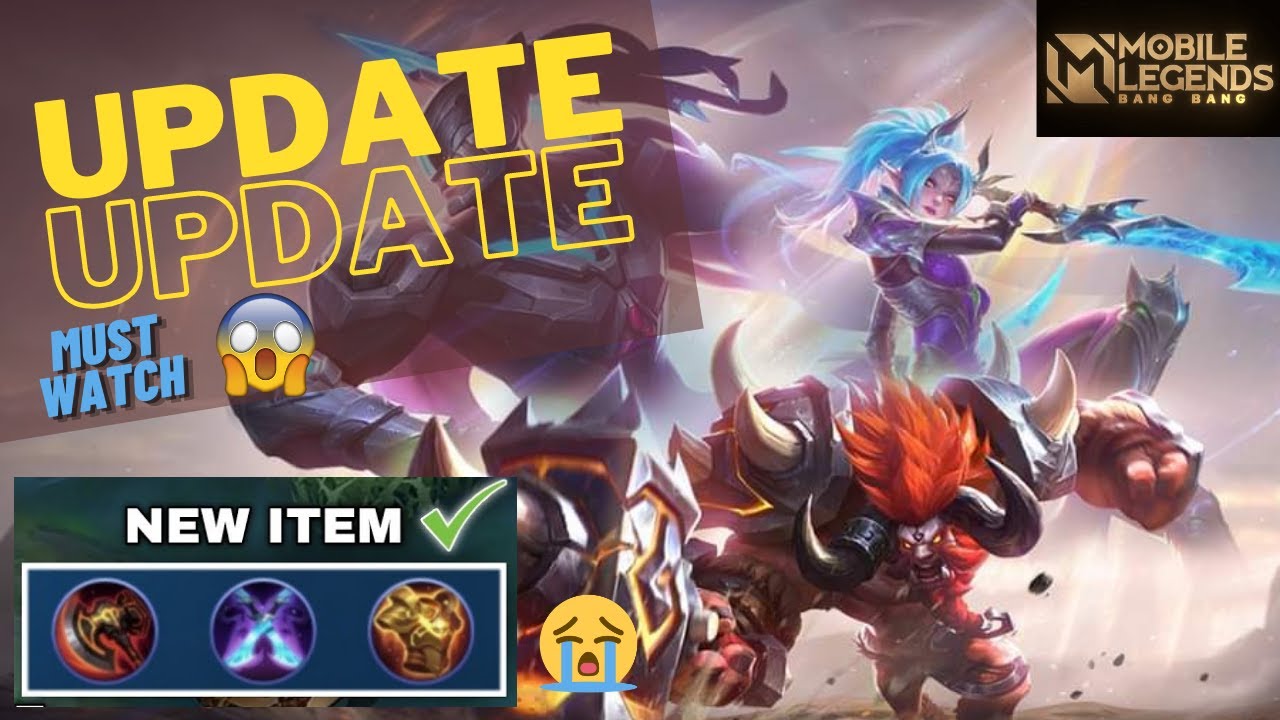 NEW UPDATES IN MOBILE LEGENDS - NEW ITEMS / REVAMPED HEROES / ITEMS ...