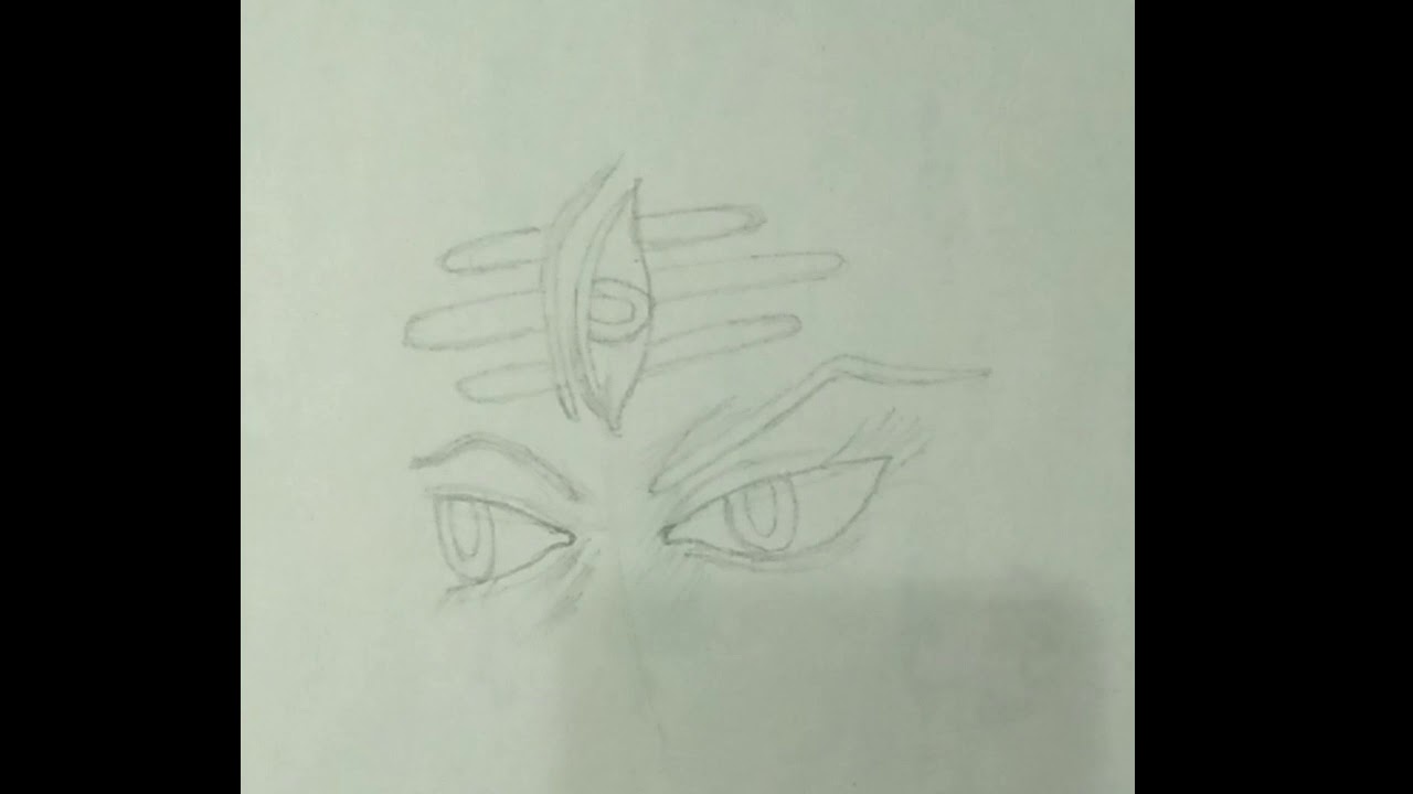 #Mahadev #eyes |||||||how to draw Mahadev eyes - YouTube
