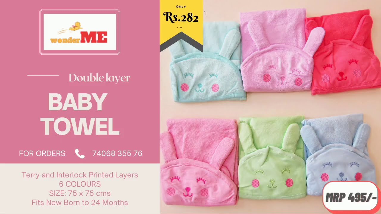 Baby Terry Towel / character Towel | #manyuinternational # ...