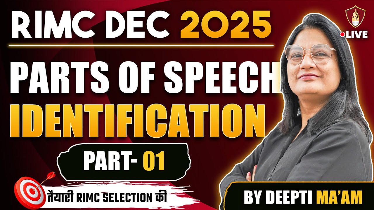 RIMC English Parts of Speech Identification | RIMC Dec 2025 | RIMC ...