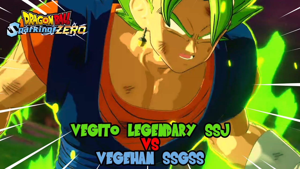 DB Sparking Zero | Vegito (Legendary Super Saiyan) Vs Vegehan (Super ...