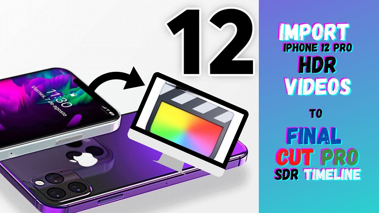 How to import an iPhone 12 HDR Video into a SDR timeline in Final Cut ...