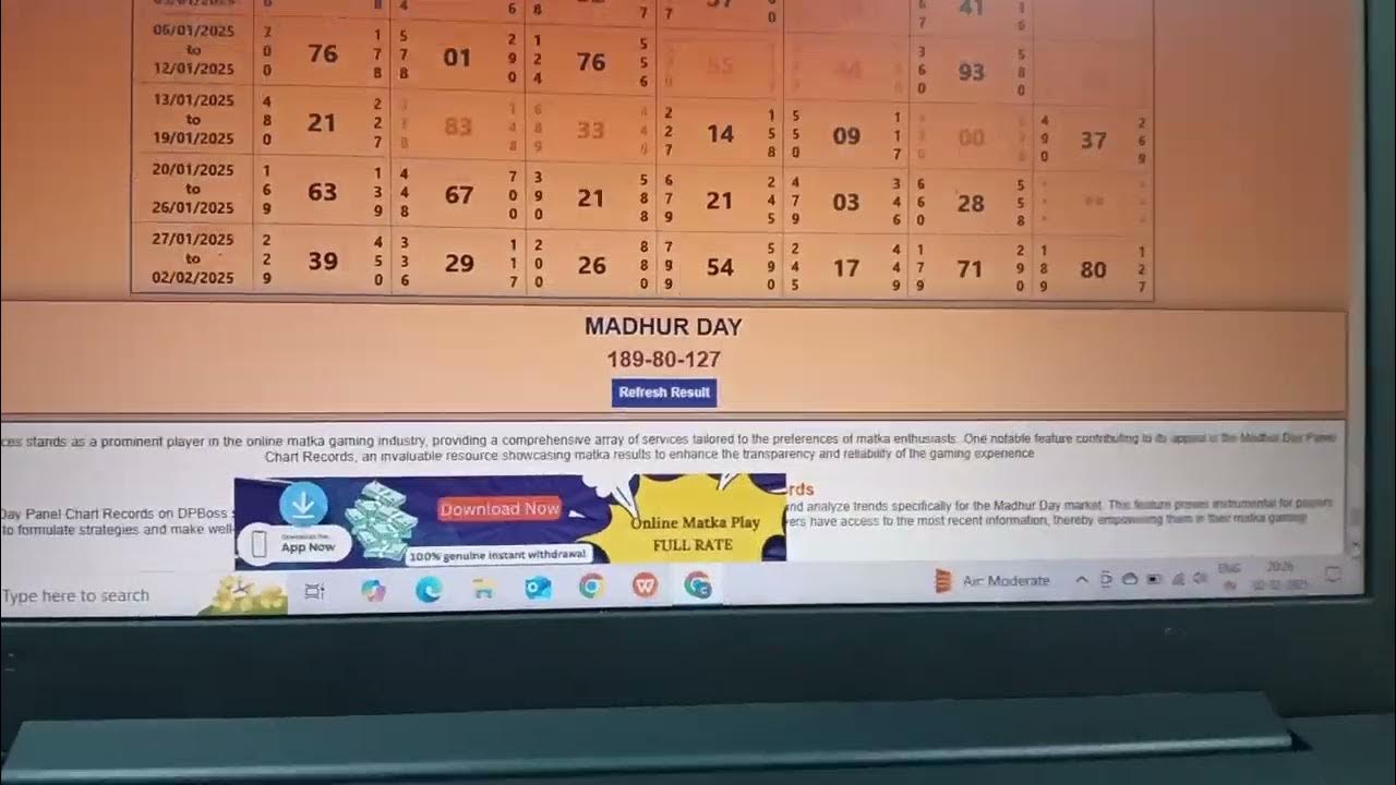 astrology gambling madhur day numbering satta matka satta matka satta - YouTube