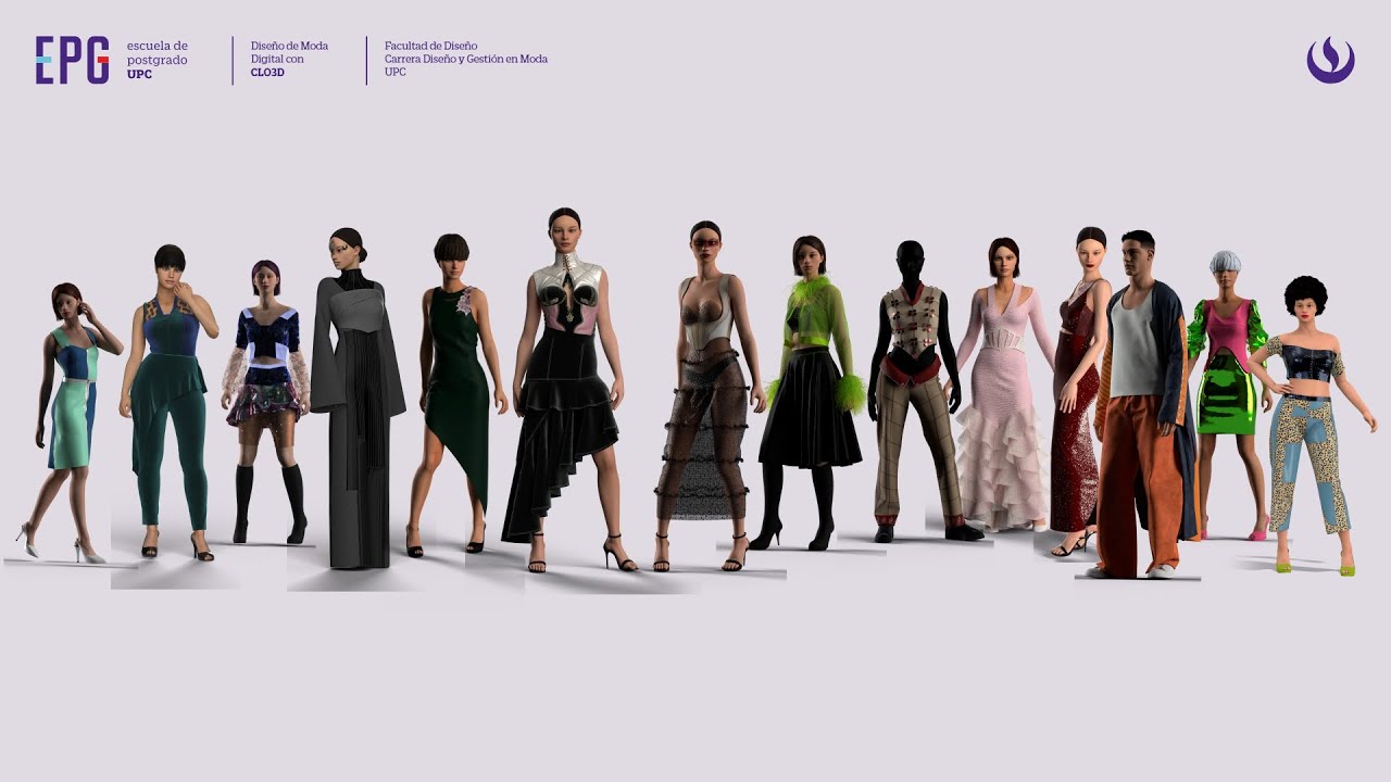 Desfile 2022 Virtual Diseño Moda Digital Con CLO3D - Escuela de ...