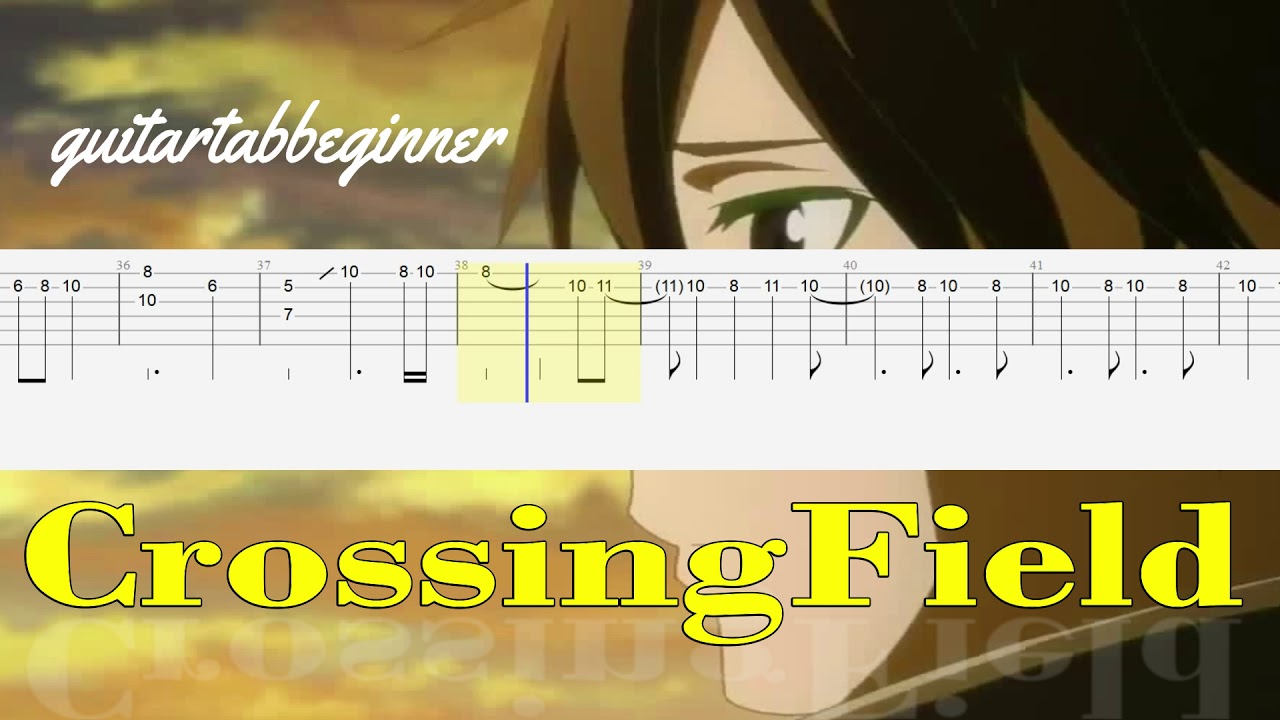 Sword Art Online - Crossing Field ( Easy Guitar Tab For Beginner ...