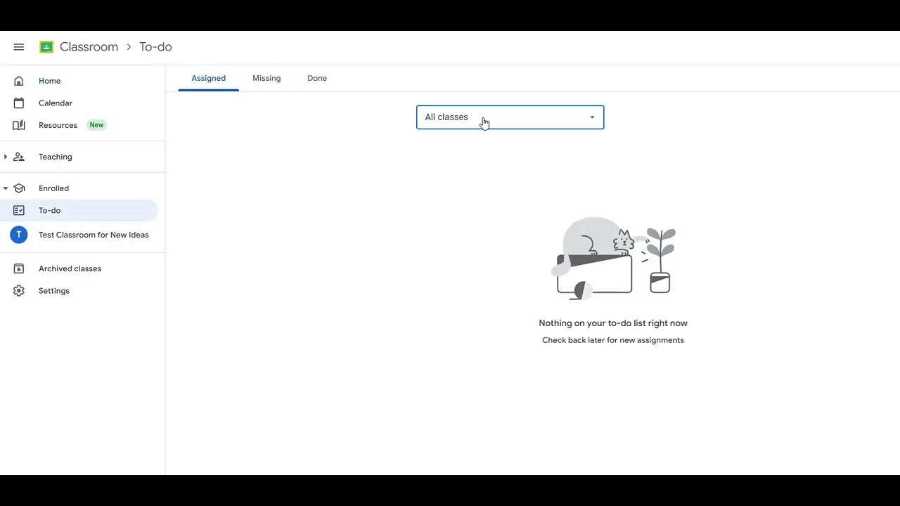 Google Classroom Classwork To Do List - YouTube
