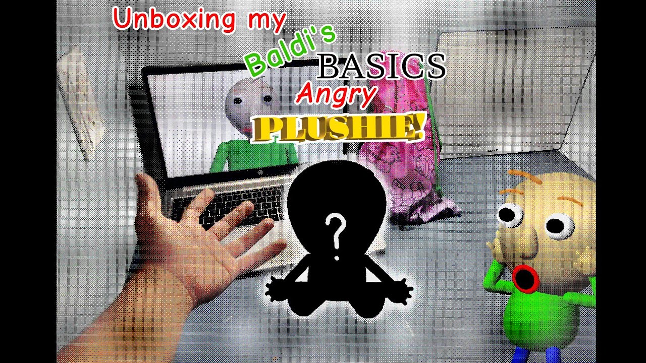 Angry Baldi plush finally arrived! Unboxing a Makeship Plush. - YouTube