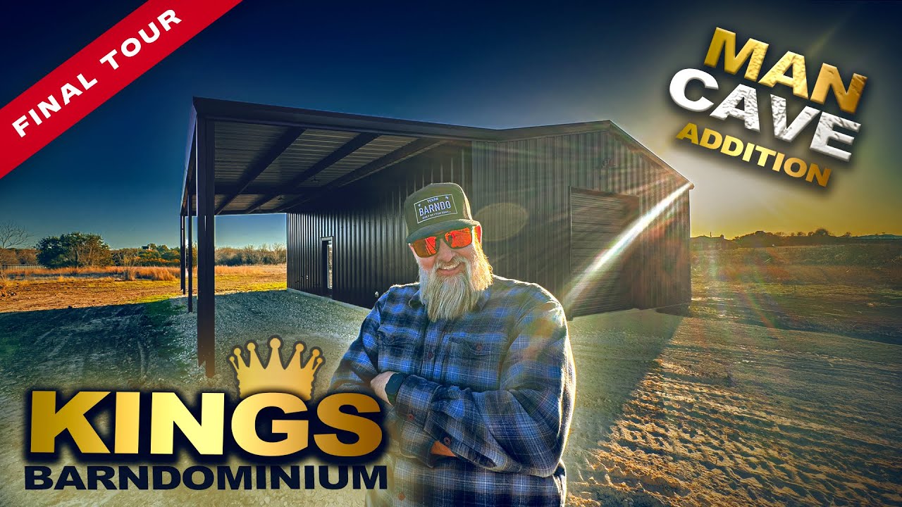 Ultimate 30x40 Man-Cave Barndominium Tour! - YouTube