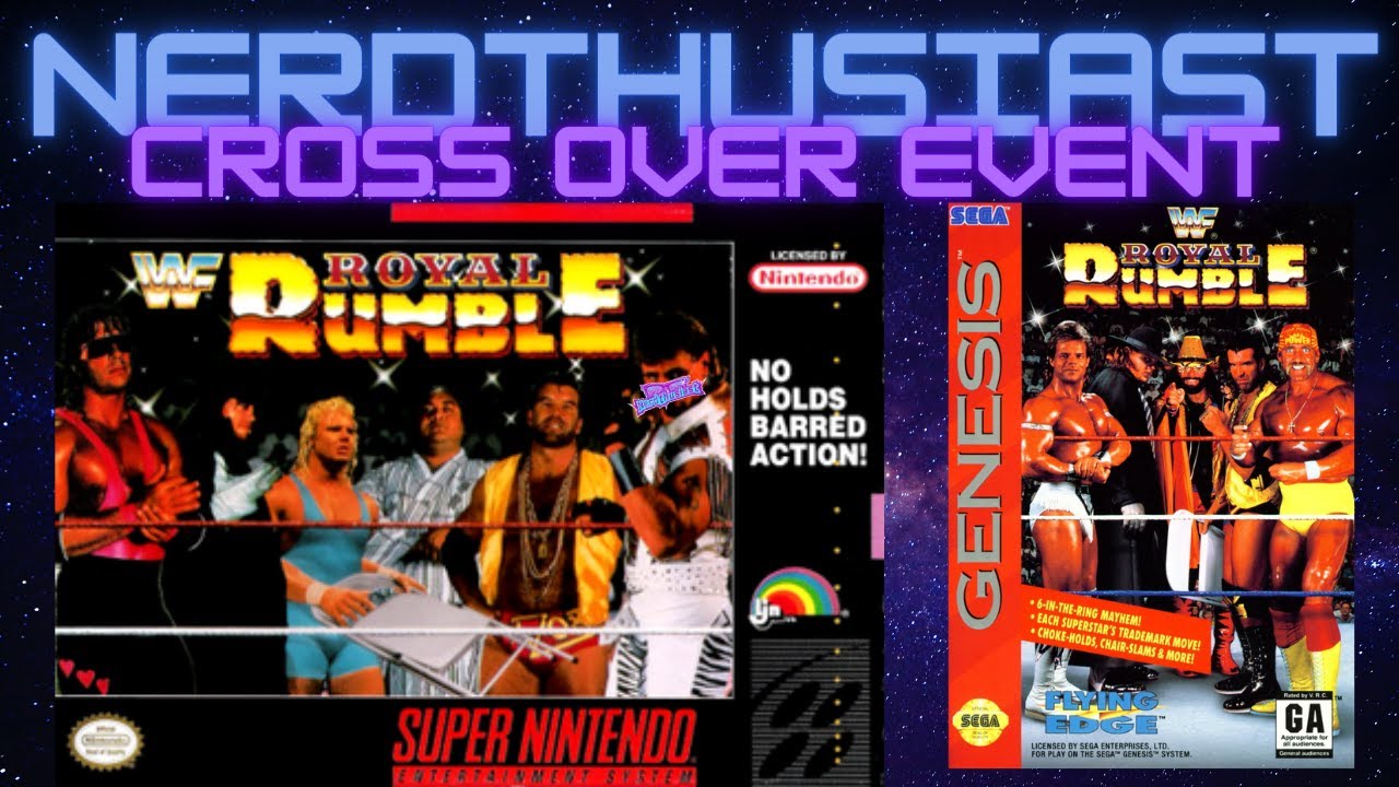WWF Royal Rumble for Super Nintendo SNES (with Genesis version ...