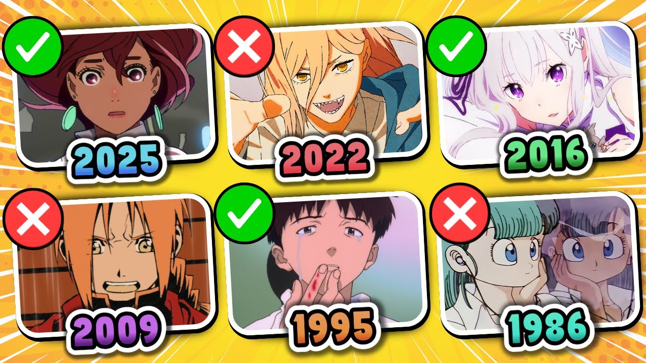 🎵 SAVE and DELETE 3 Anime Endings for each YEAR 💚 2025 - 1970 Anime ...