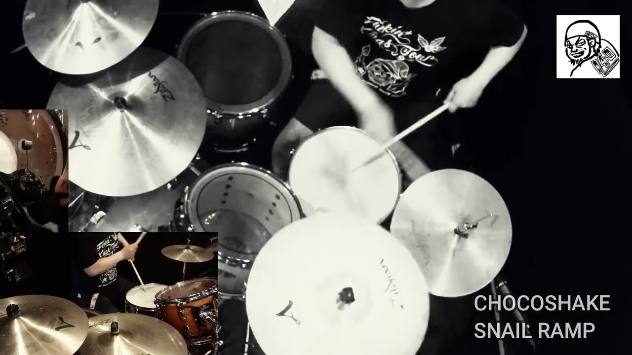 #24 【SNAILRAMP/CHOCO SHAKE】Self Drums Cover - YouTube