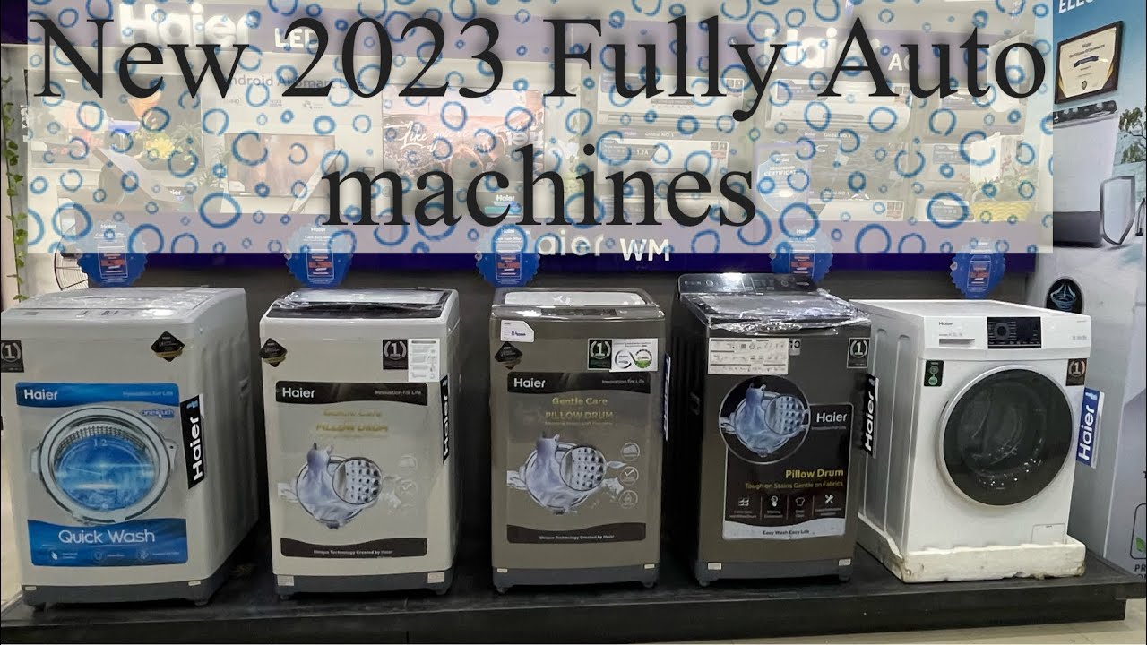 Haier automatic washing machine price & reviews || best auto washer ...