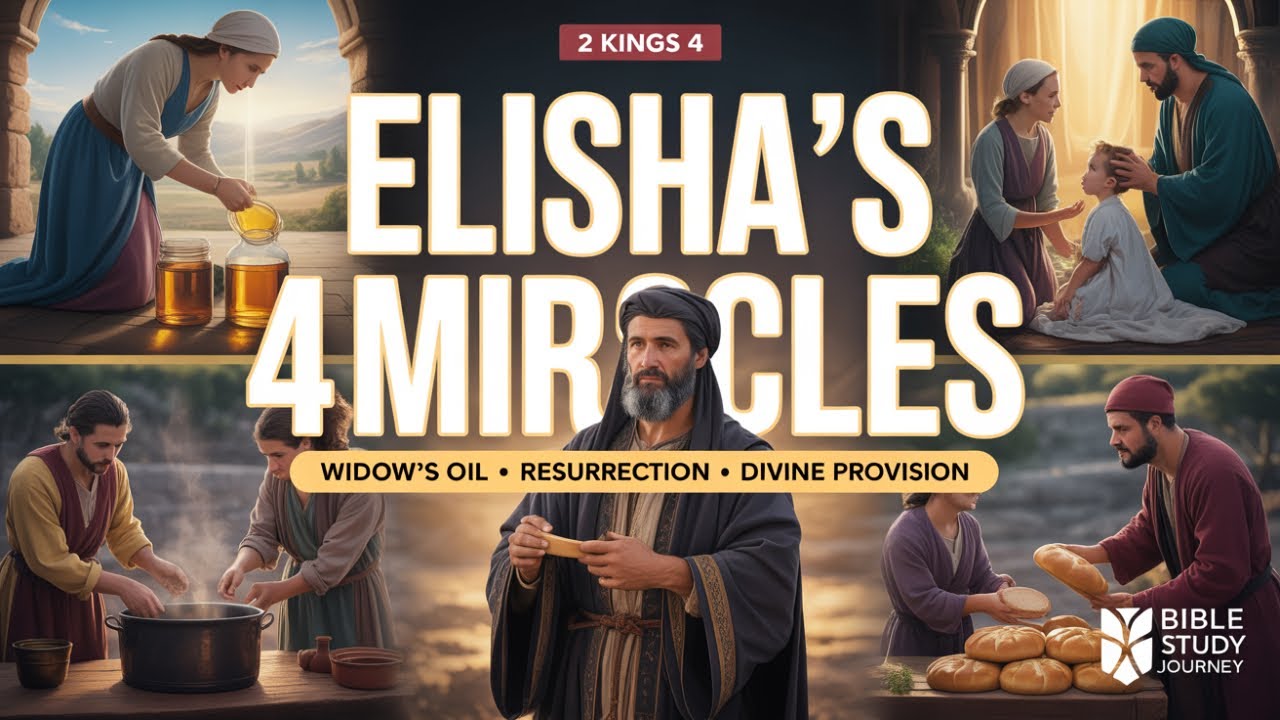 2 Kings Chapter 4 Explained (Elisha Miracles: Widow’s Oil, Resurrection ...