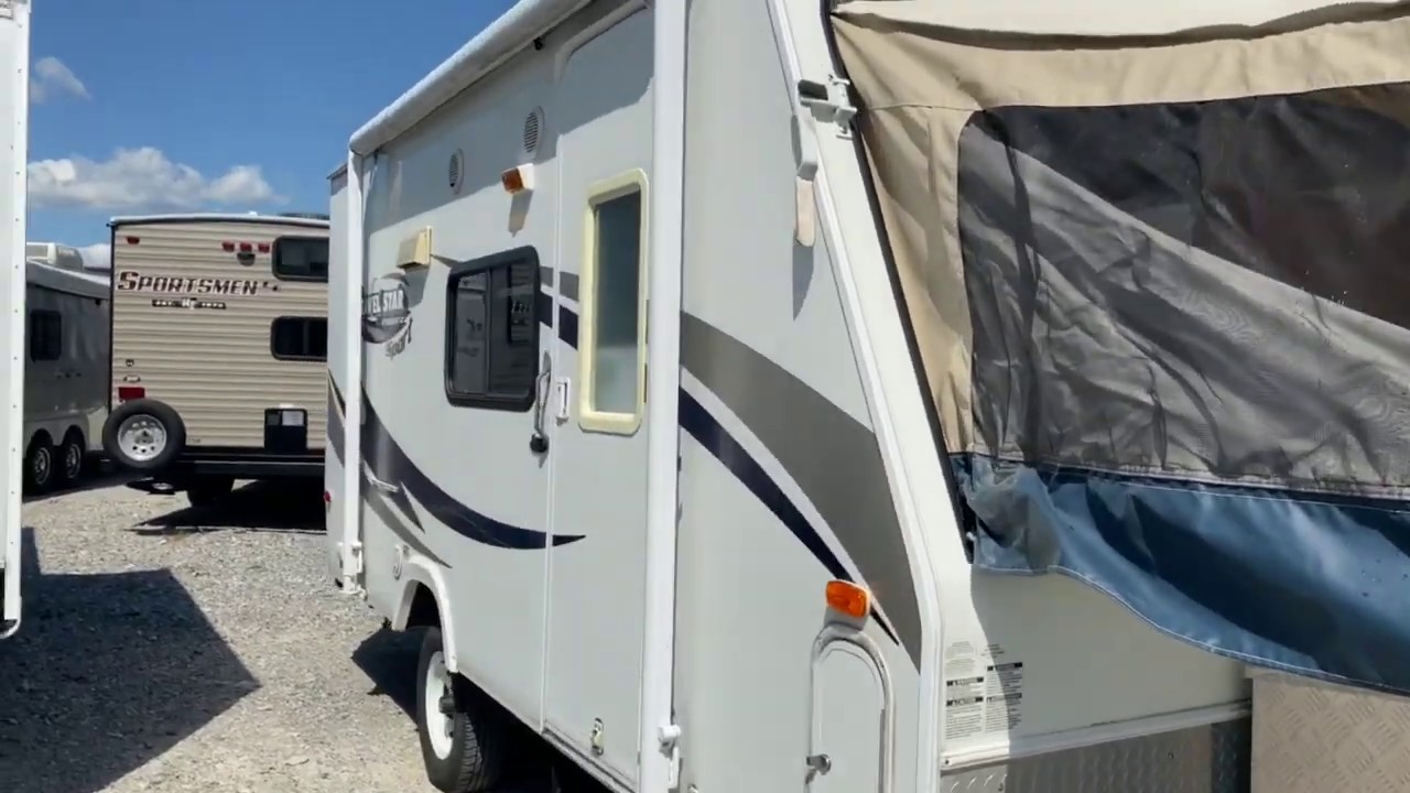 SOLD 2009 Starcraft Travel Star Sport 18RB Hybrid Travel Trailer ...