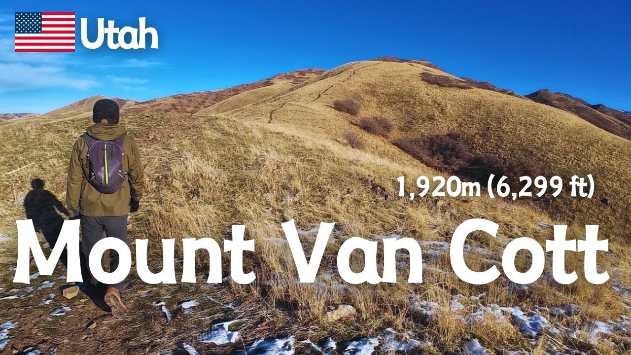 【Utah, USA】Mount Van Cott｜Morning Hike in Winter - YouTube