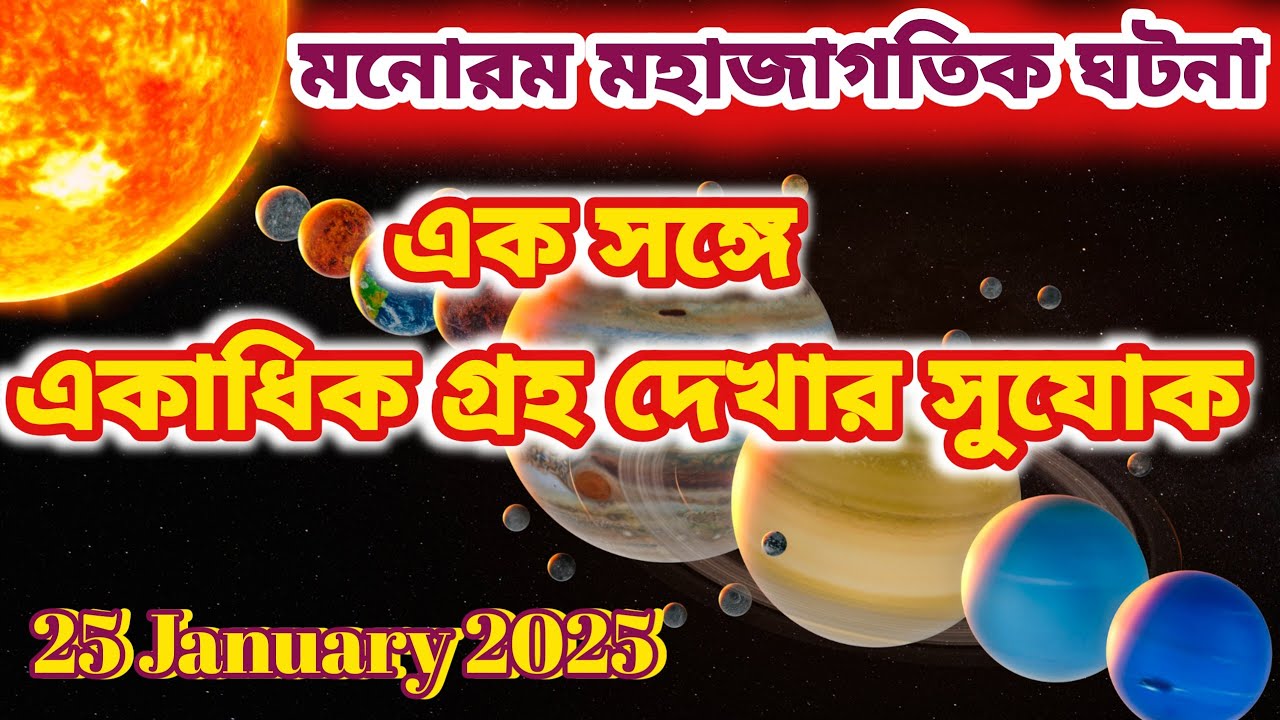 25 jan 2025 planets | Mysteries of the Cosmos: Space Science ...