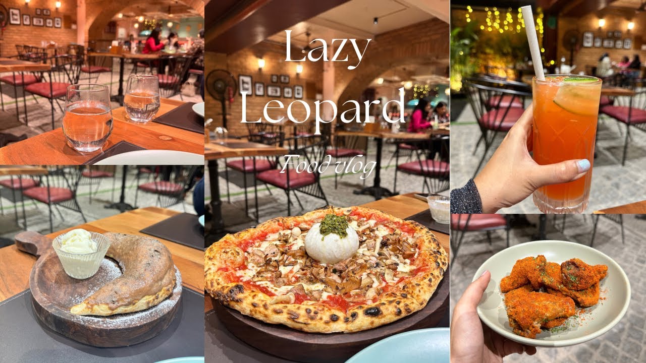 Lazy Leopard | Neapolitan Restaurant | Food Vlog | Chennai - YouTube