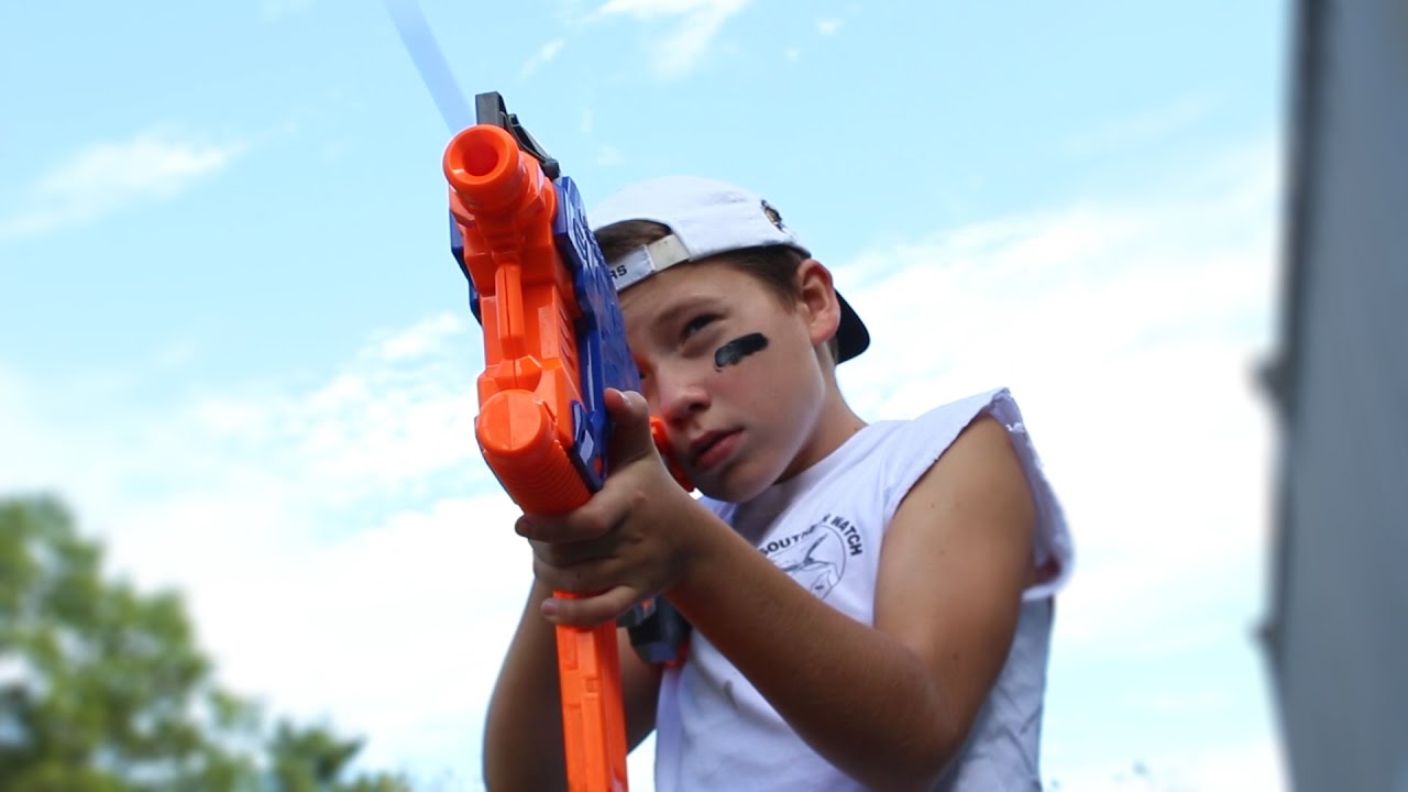 Nerf War: Air Drone Attack - YouTube