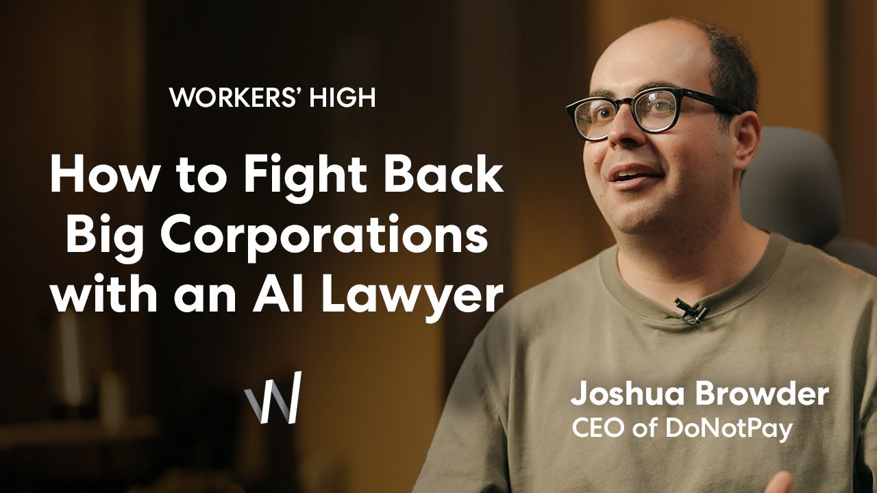 The First AI Lawyer for your ordinary life | Joshua Browder | DoNotPay ...