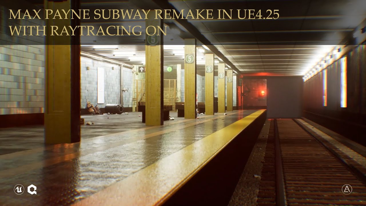 Max Payne Roscoe Street Station REMAKE in UE4 - YouTube