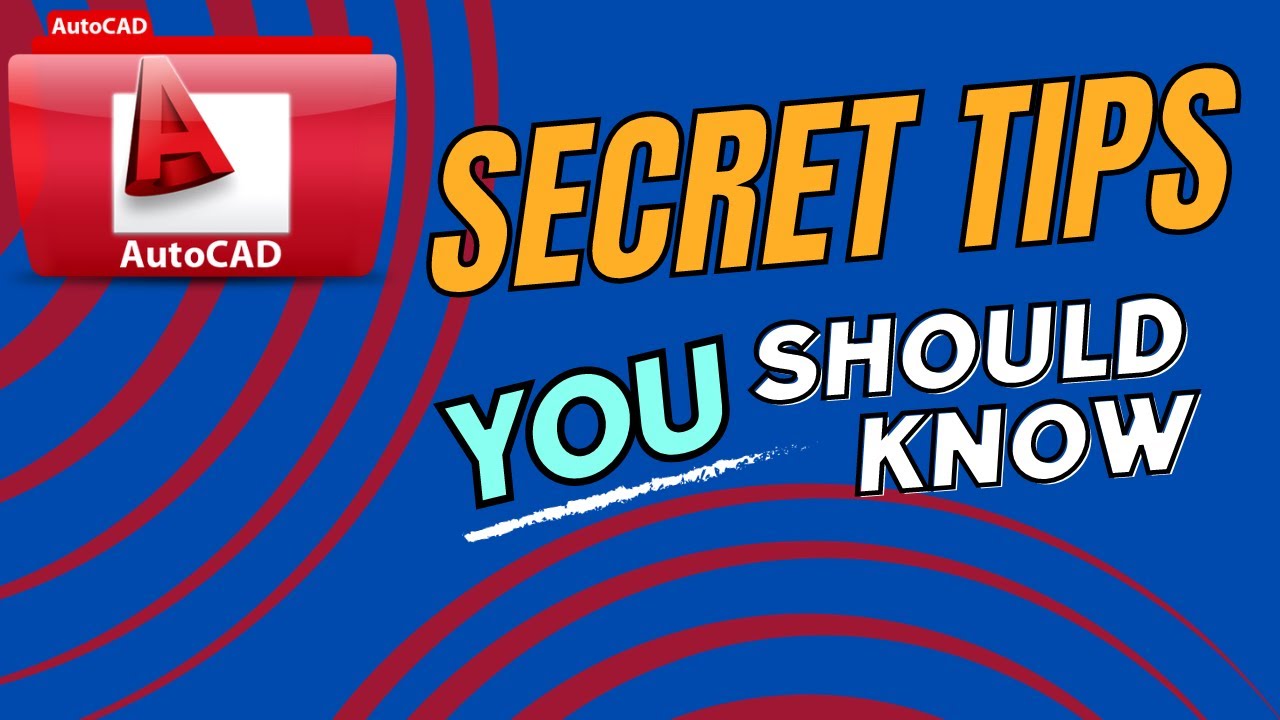 AUTOCAD SECRET TIPS YOU SHOULD KNOW - YouTube