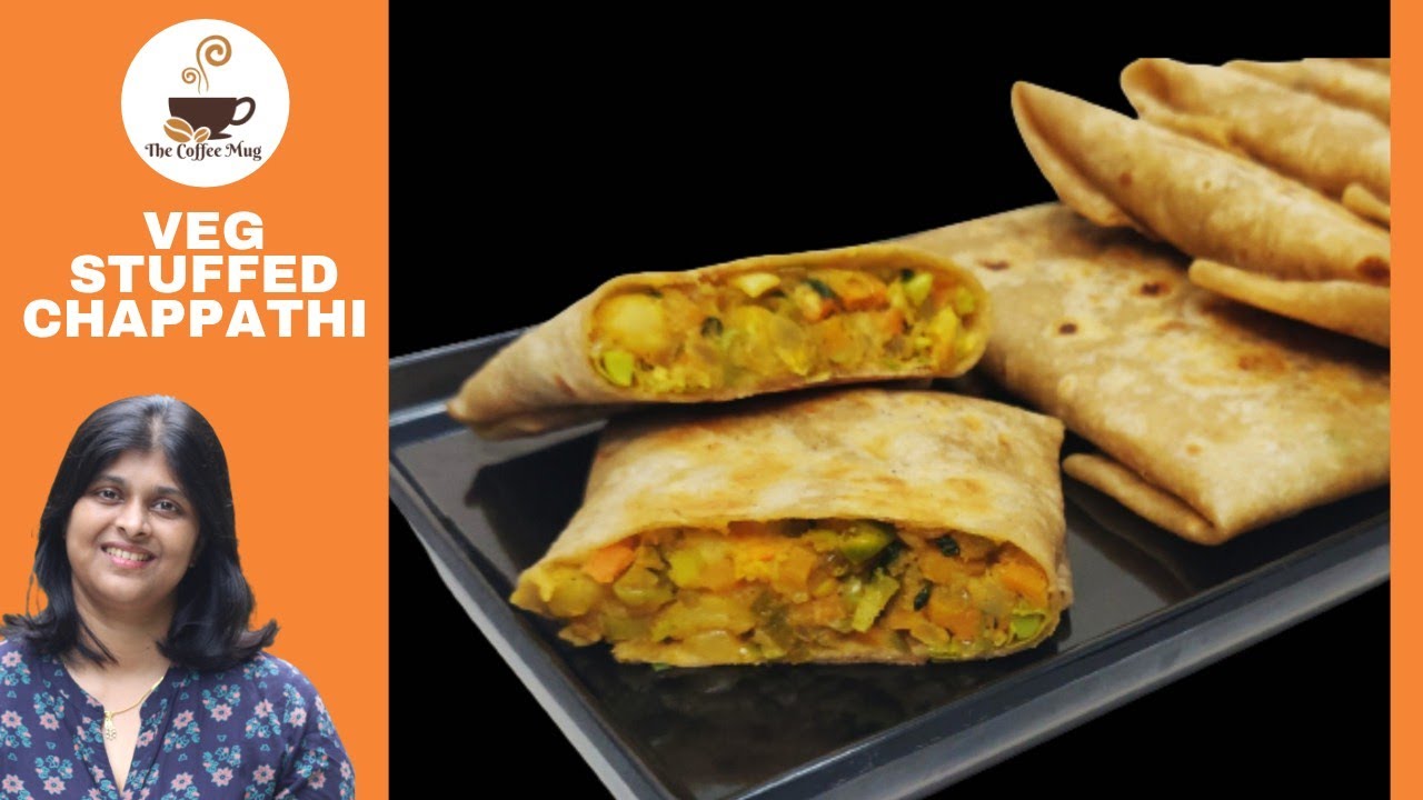Vegetable Stuffed Chapathi Roll Recipe | Breakfast നു ഇത് മാത്രം | Veg ...