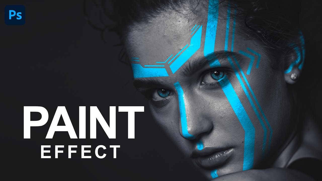Creating Realistic PAINT EFFECT in Photoshop - YouTube