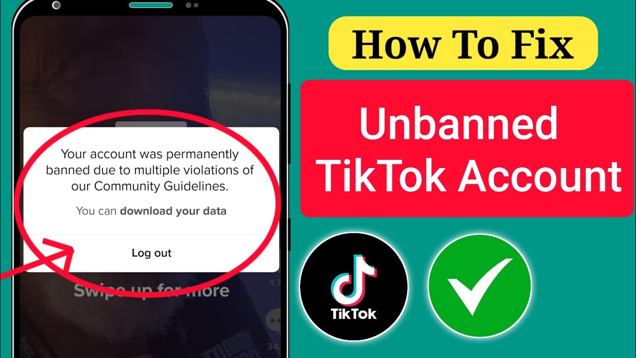 How To Fix Your TikTok Account was permanently Banned | Recover Your ...