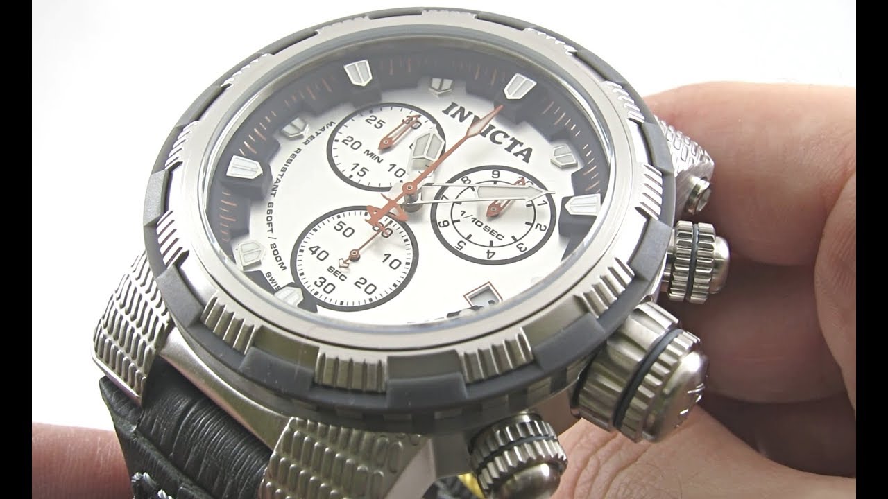 Swiss Made Invicta CAPSULE Chronograph Men's Watch 11228 - YouTube