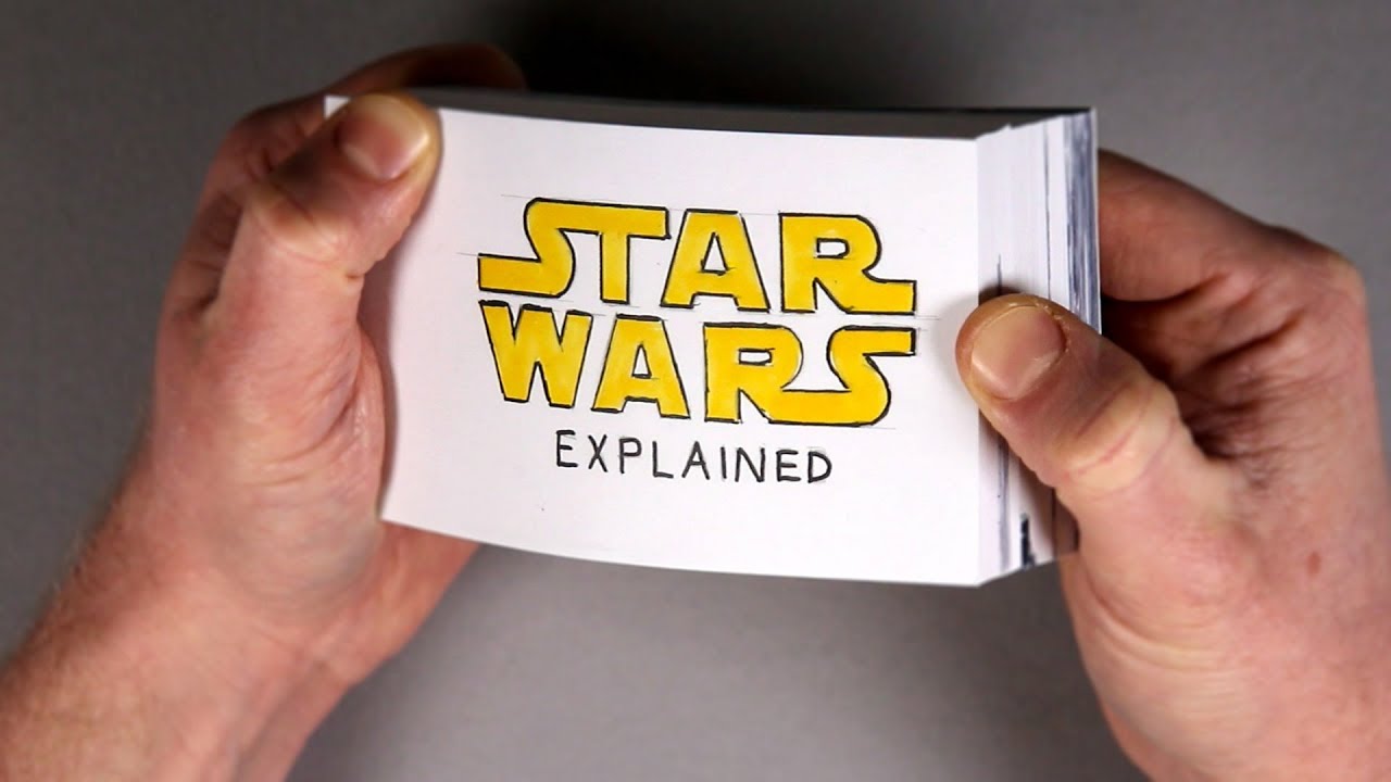 Drawing a Star Wars Flip Book! - YouTube