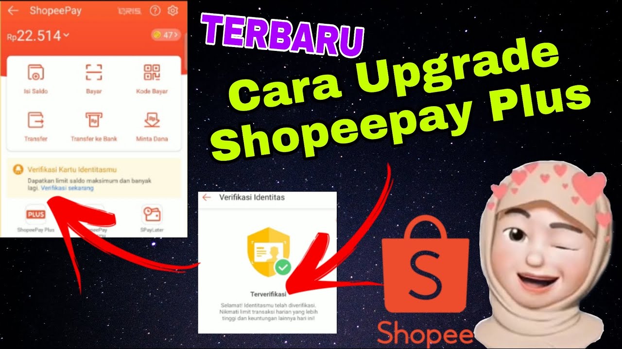 TERBARU 2022 !! Cara Upgrade Shopeepay Plus - YouTube