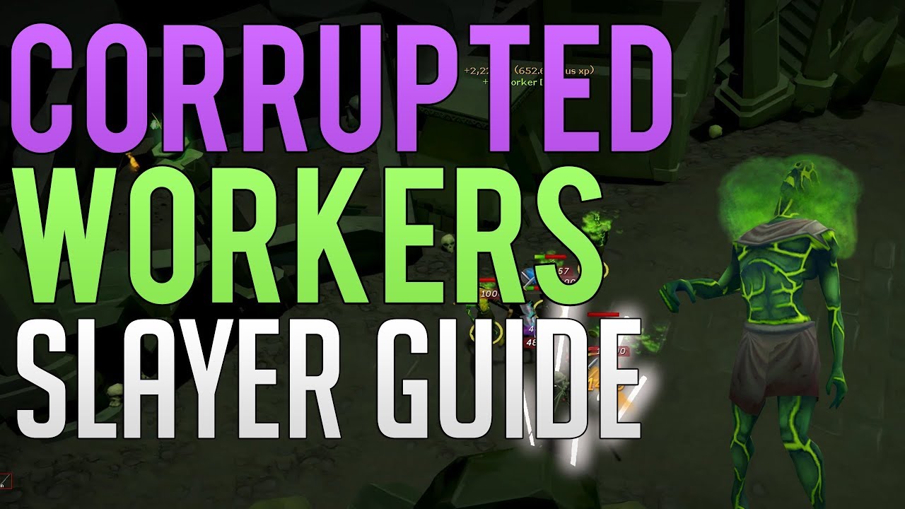 Corrupted Worker Slayer guide | Runescape 3 - YouTube
