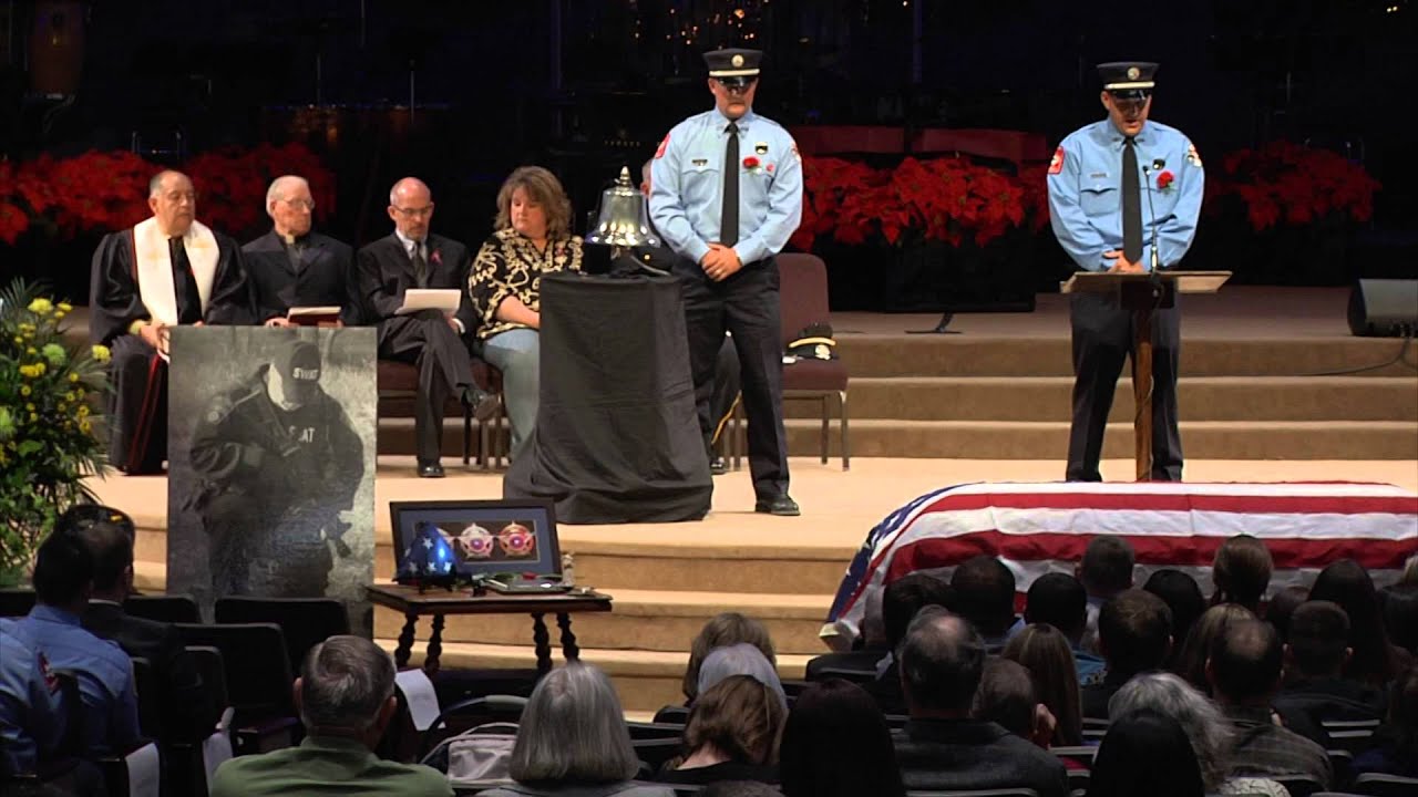 Funeral Pays Tribute To Deputy Adam Sowders 6pm - YouTube