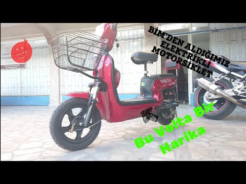 VOLTA VSC BİMDEN ALDIĞIMIZ ELEKTRİKLİ MOTOSİKLET İYİ SEYİRLER...