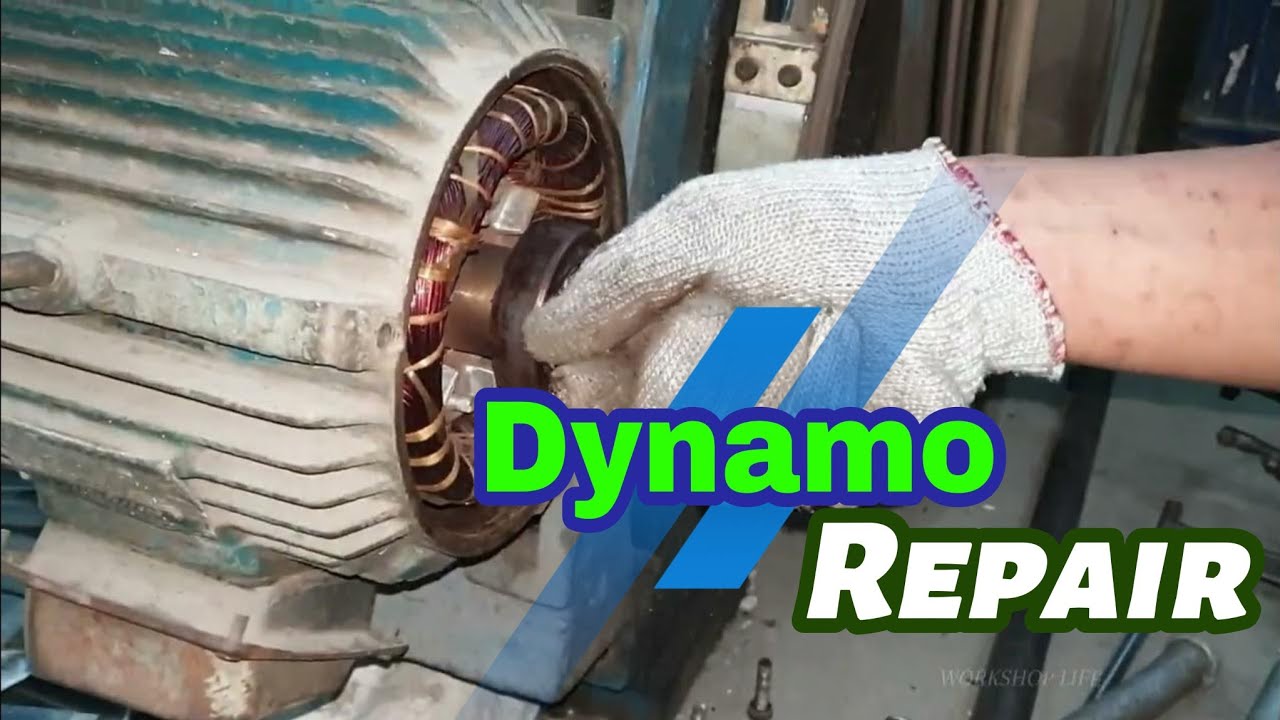 Electric dynamo repair part 1 - YouTube