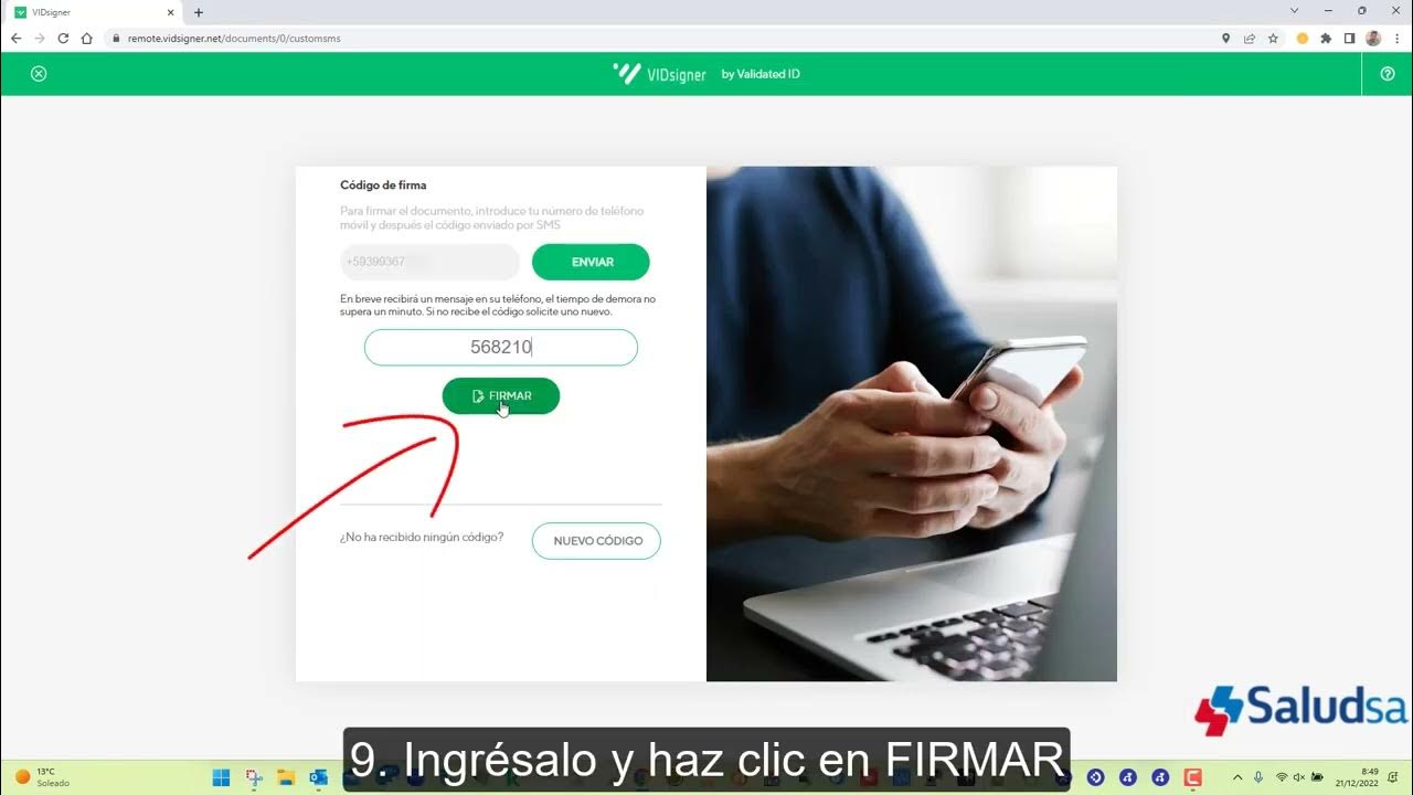 FIRMA VIDSIGNER SALUDSA CON QR - YouTube