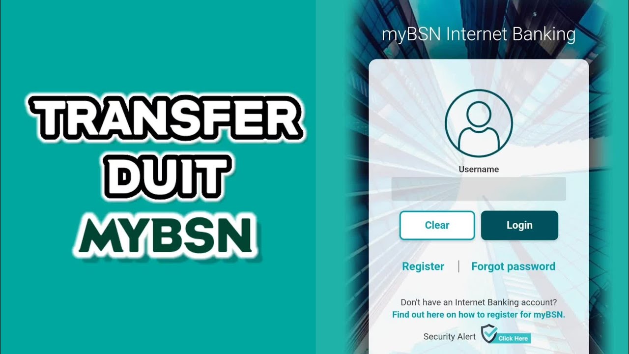 Cara Transfer Duit BSN | BSNSecure - YouTube