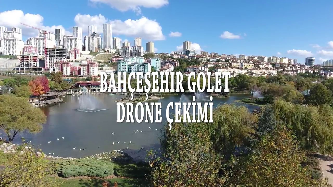 Bahçeşehir Gölet Drone Çekimi - DJI Phantom 4 - YouTube