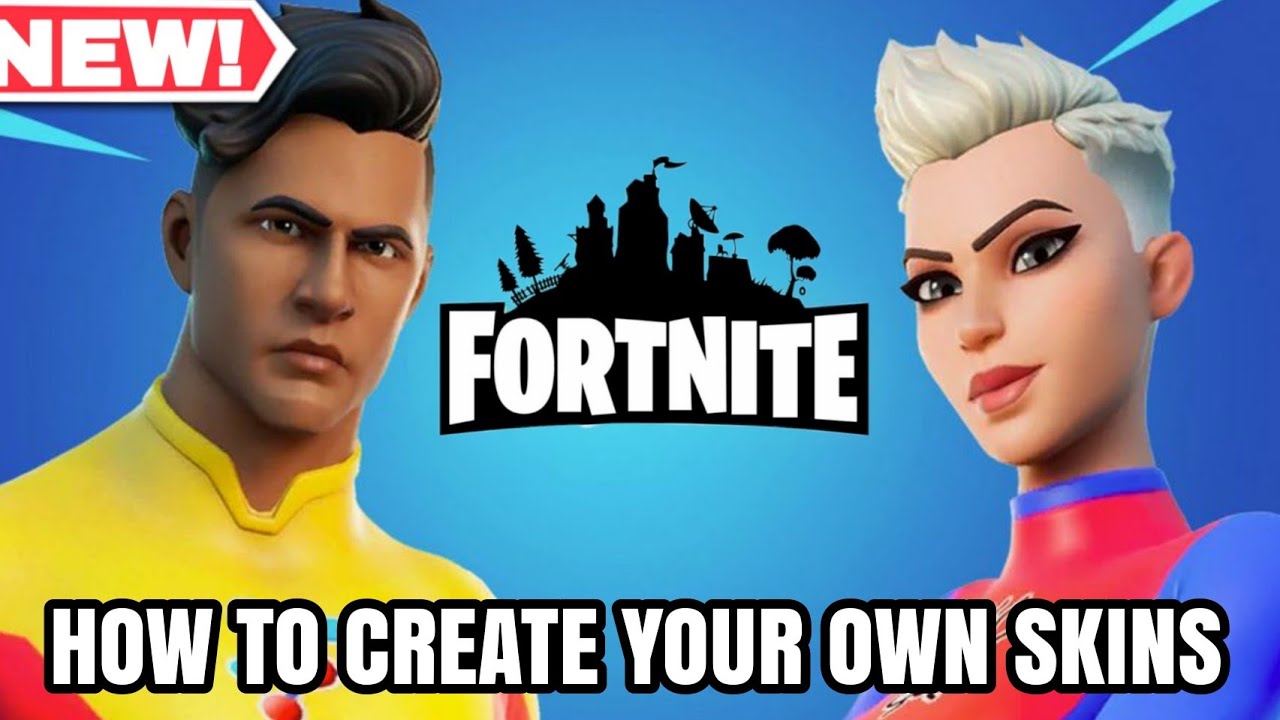 HOW TO CREATE YOUR OWN SKIN | FORTNITE | CUSTOMIZABLE HEROES - YouTube
