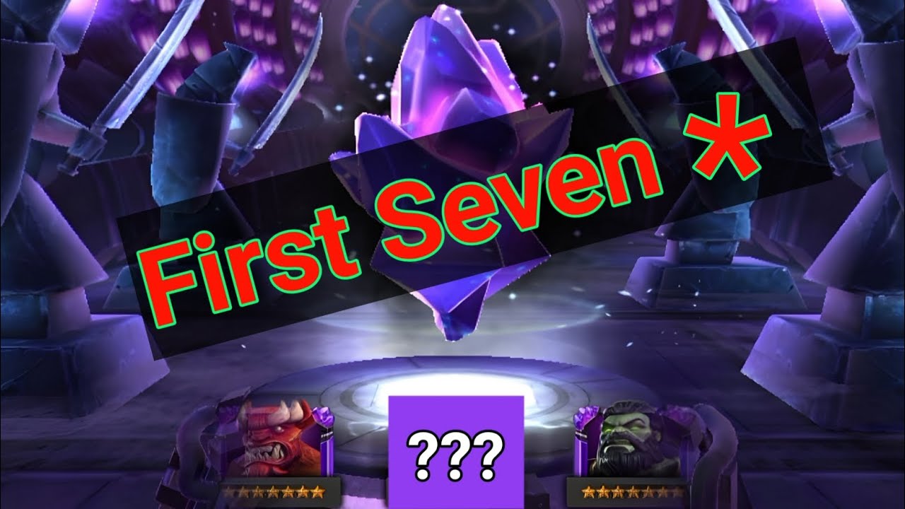 My first Seven star champion | Mcoc crystal opening - YouTube