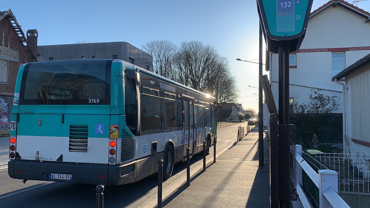Bus 132 CitelisLine a Vitry-Cité-Jardin - YouTube